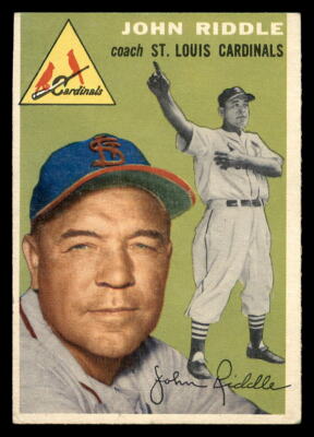 1954 Topps #147 Johnny Riddle CO Scan of the Card You'll receive ...