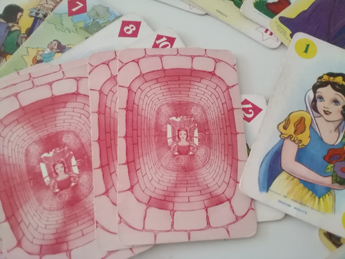 1937 Game of SNOW WHITE Pepys Playing Cards near complete first edition ...