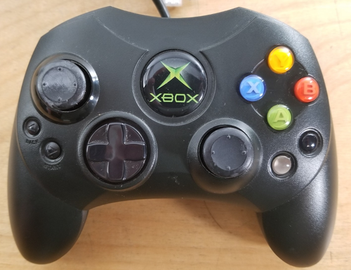 Original Xbox OEM S Type Black Controller with Breakaway Cable | eBay