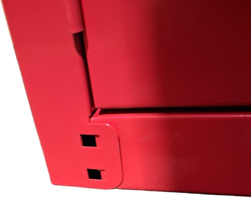 Halfords 8 Drawer & Cabinet Workshop Tool Centre - Red [Dented/Missing ...