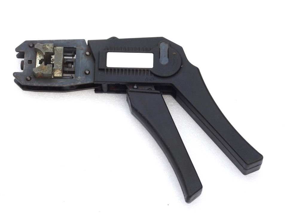 MOLEX PARALLEL ACTION 69008-1120 RATCHETING HAND CRIMP TOOL FRAME CABLE ...