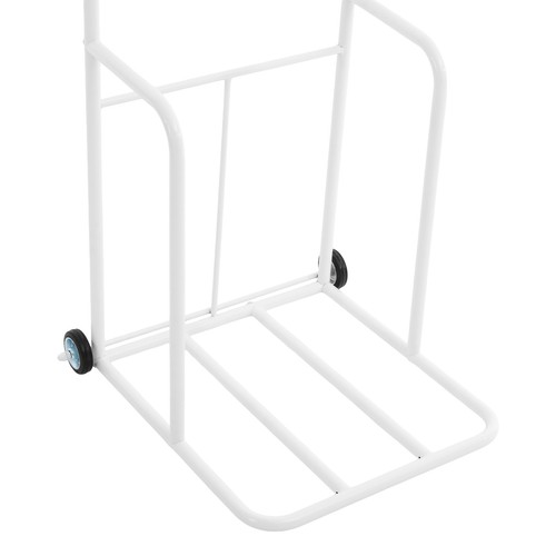 Traffic Cone Cart White Traffic Cones Holder W/ Wheels Iron Traffic ...