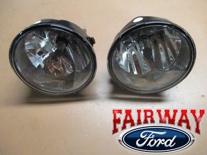 11 thru 14 F-150 OEM Genuine Ford Parts Fog Lamp Lights w/ Bulb Pair of ...