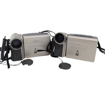 Lot of 2 Sharp Viewcam VL-E760U For Parts 8mm Video 8 Camcorder Video ...