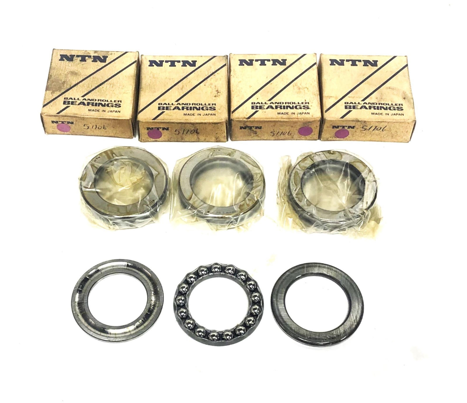 NTN Thrust Ball Bearing 51106 [Lot of 4] NOS | eBay