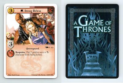 Strong Belwas #T 113 A Game Of Thrones 2008 LCG Card | eBay UK