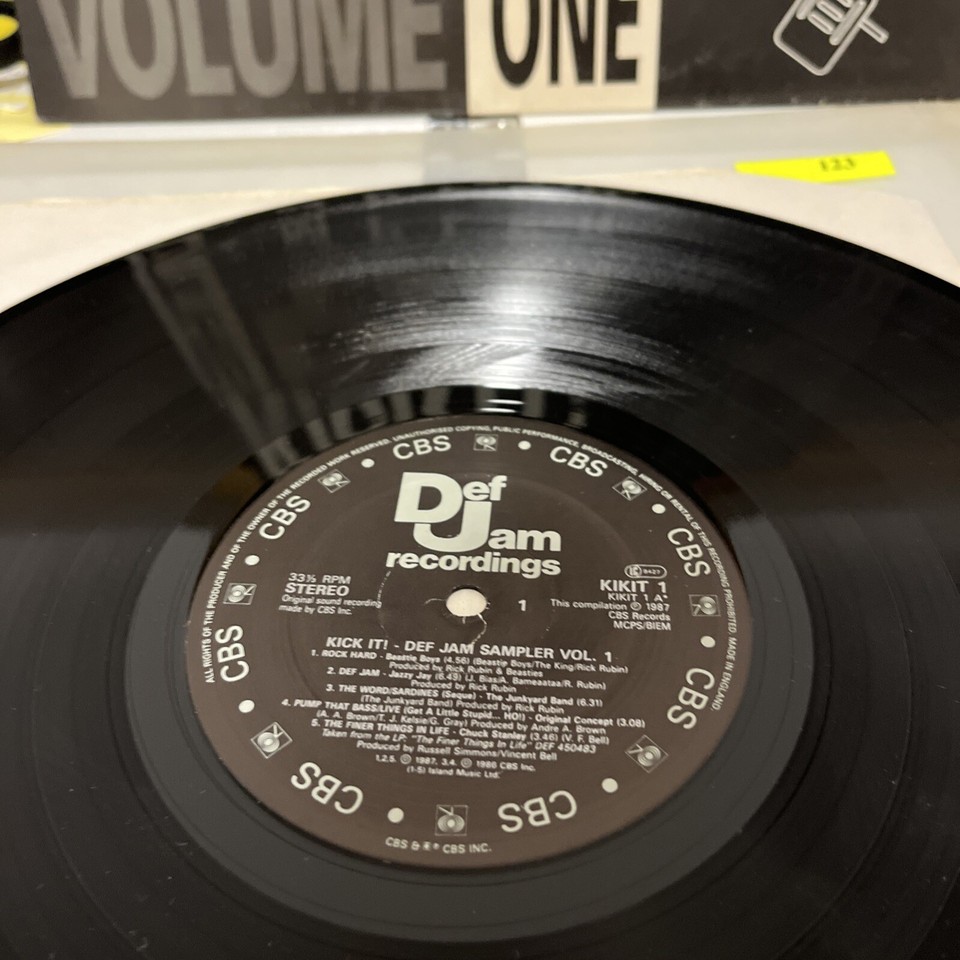 DEF JAM SAMPLER VOLUME ONE LP KICK IT 123 | eBay