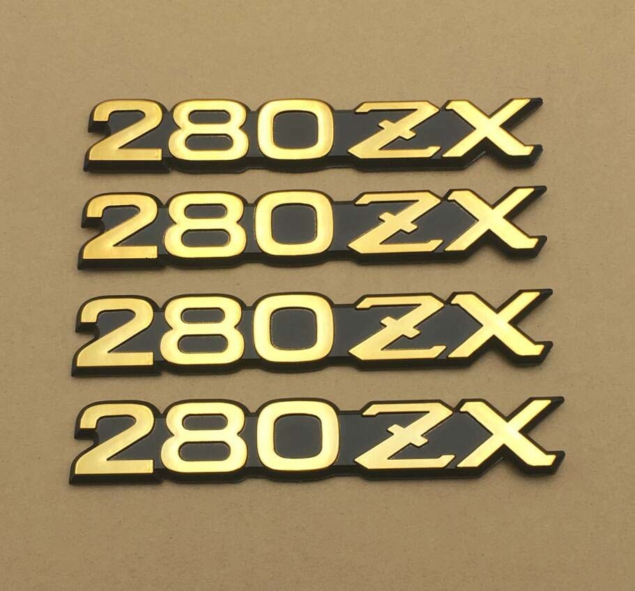 OEM New Datsun Gold 280ZX Fender Emblem Logo Badge Replacement For S130 ...