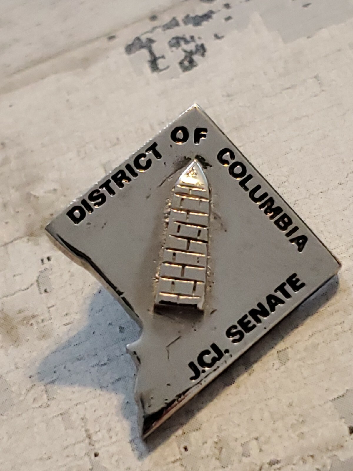 District of Columbia Jaycees JCI Senate silver tone Lapel Pin et | eBay