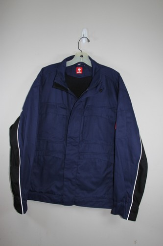 German Engelbert Strauss Dark Blue Black Men Work Jacket Coat Softshell ...
