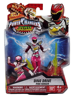 Power Rangers Dino Super Charge (2015) Bandai Pink Drive Action Figure ...