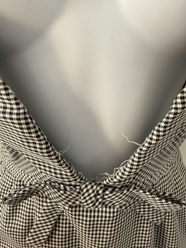 vintage 1950s / 50s secretary style handmade front insert shift dress ...