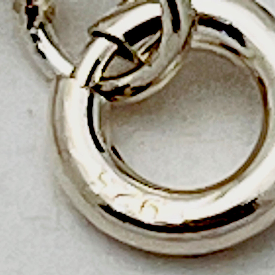 925 Sterling Silver 7.4 Gram Puffed Moon Star Link Bracelet 7” | eBay