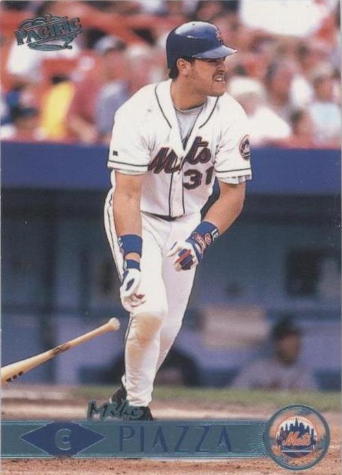 1999 Pacific - Mike Piazza #286 Platinum Blue In Action for sale online ...