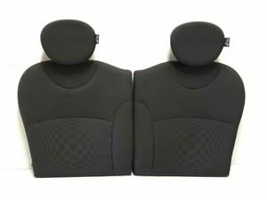 2007-2010 MINI COOPER REAR BACK TOP SEATS CUSHION BLACK CLOTH R56 OEM ...