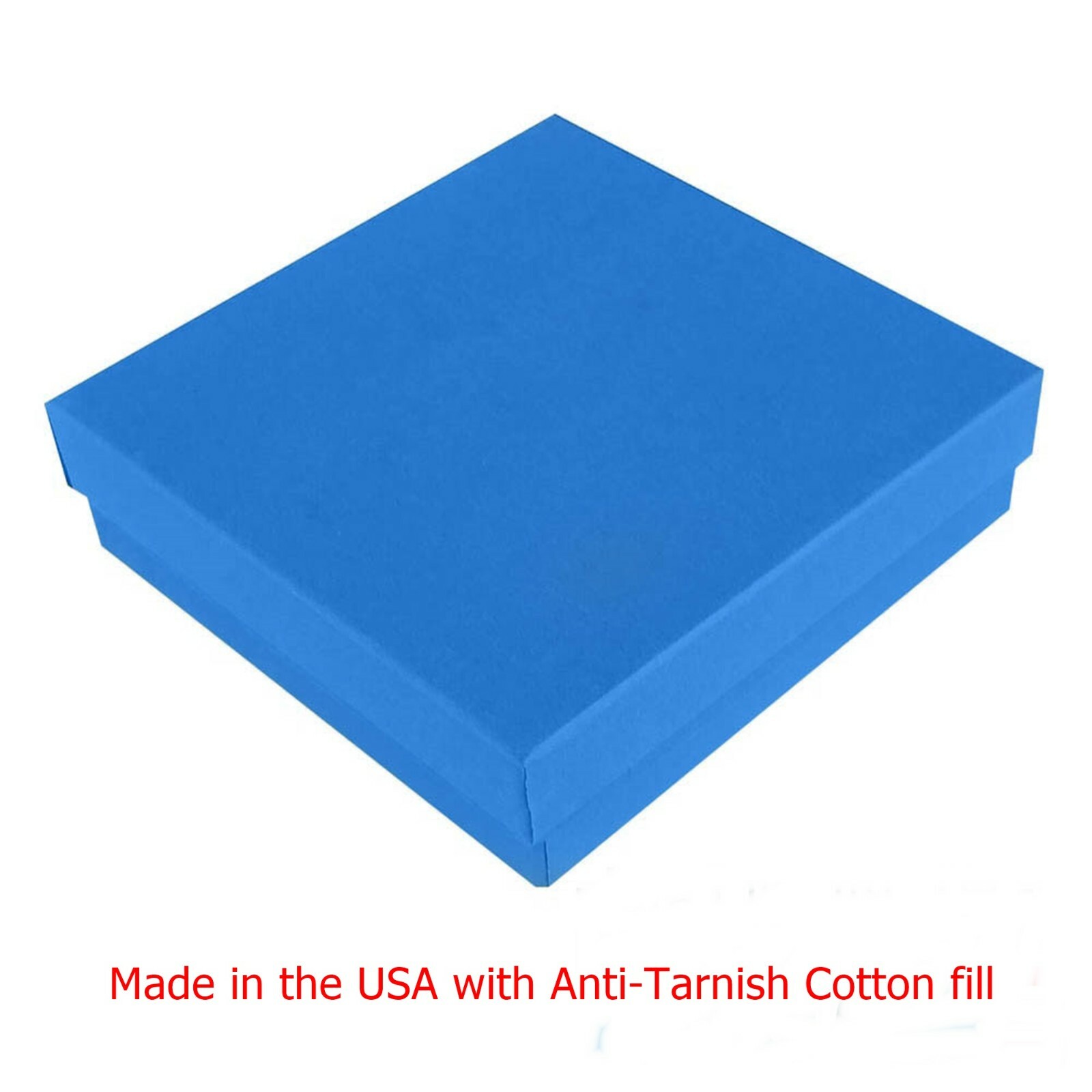 Cobalt Blue Cotton Fill Jewelry Gift Boxes Cardboard Supplies Display ...