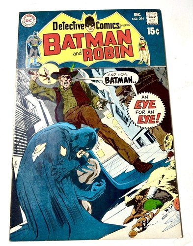 Detective Comics #394 Batman & Robin Neal Adams Cover 1970 Bronze Age ...