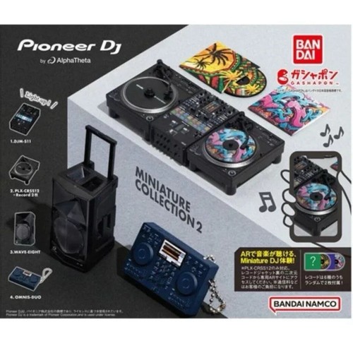 Pioneer DJ Miniature Collection 2 - Full Set of 4 by Bandai Capsule ...