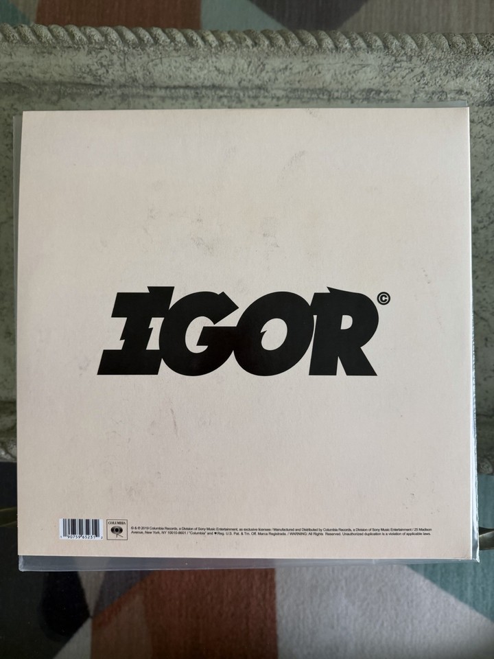 Tyler The Creator IGOR Special Edition Alternative Sleeve GREEN Vinyl ...