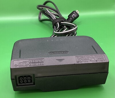 Nintendo 64 Power Supply AC Adapter Original Charger Cable Cord ...