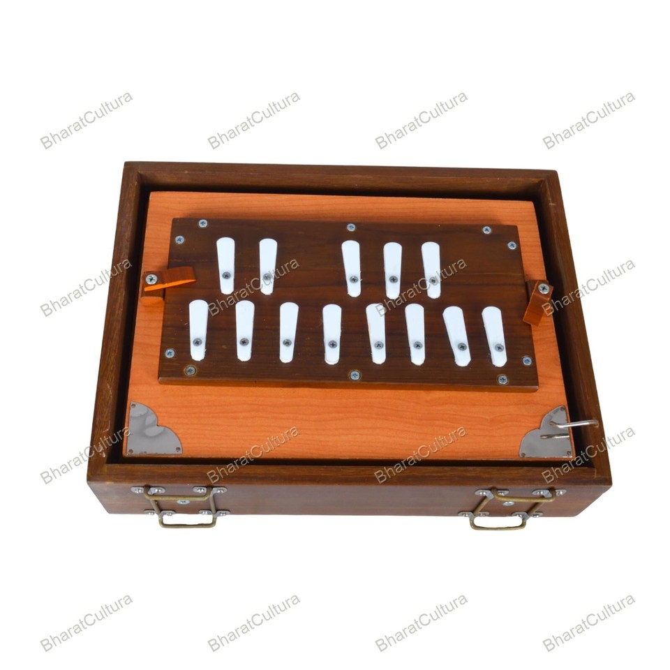 New Professional 13 Notes, Sur Peti, Shruti Box Double Bellow TeakWood ...