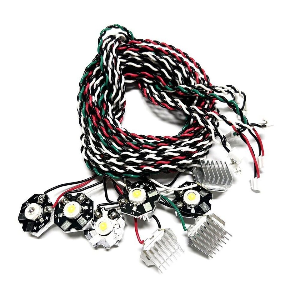 GT POWER High Light 3W Flight Simulated Flashing Light for RC Airplane ...