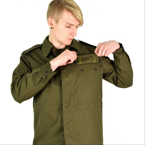 Original vintage Czech army field jacket M85 military Olive green ...