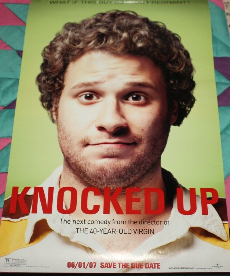 Knocked Up Poster TRIPLE FEATURE DVD: 40 Year Old Virgin, Knocked Up,
