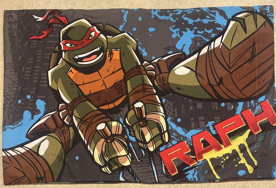2017 Teenage Mutant Ninja Turtles Leo Raph Leonardo Raphael 1 PILLOWCASE TMNT | eBay