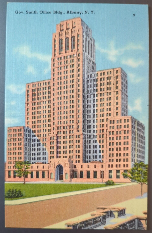 Albany New York Governor Alfred E. Smith Office Building Vintage ...