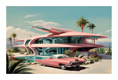 1950s Atomic Age Art Print aq2 | eBay