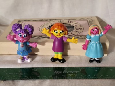 Sesame Street Girls! New 2.5" Abby Cadabby & Julia & Prairie Dawn PVC ...