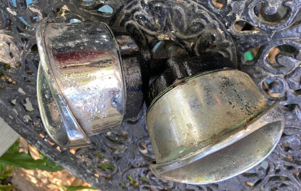 1957 1958 CADILLAC ELDORADO BIARRITZ BRAKE LIGHT Light Sockets, Bezels ...