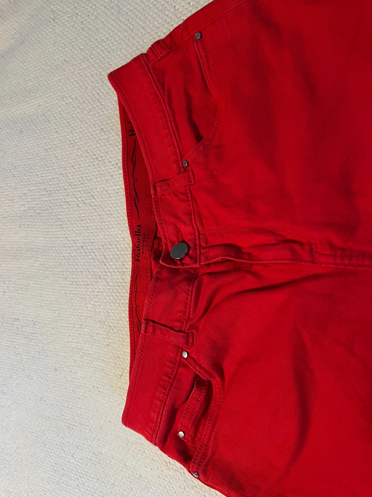 Rafaella Weekend Capris Red Size 8 Skinny | eBay