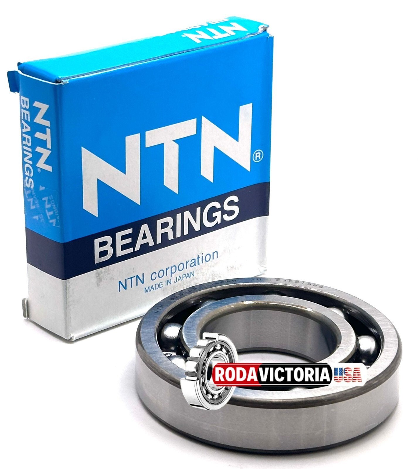 NTN 6208 C3 DEEP GROOVE BALL BEARING, OPEN TYPE, NO SEALS 40x80x18 mm ...
