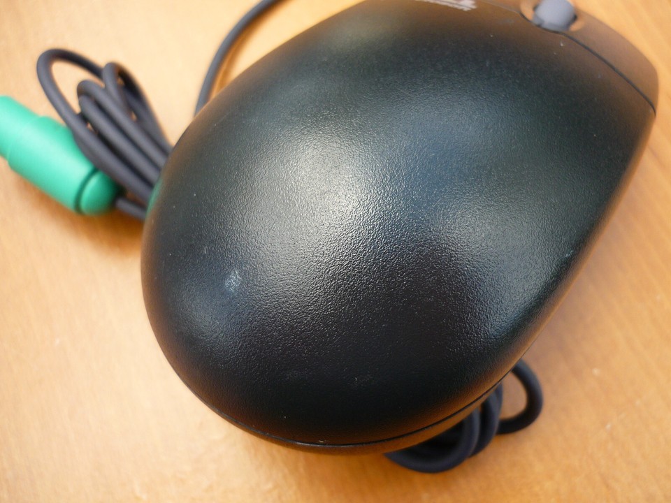 Vintage Dell Microsoft IntelliMouse 1.3A Mechanical Ball Mouse ...