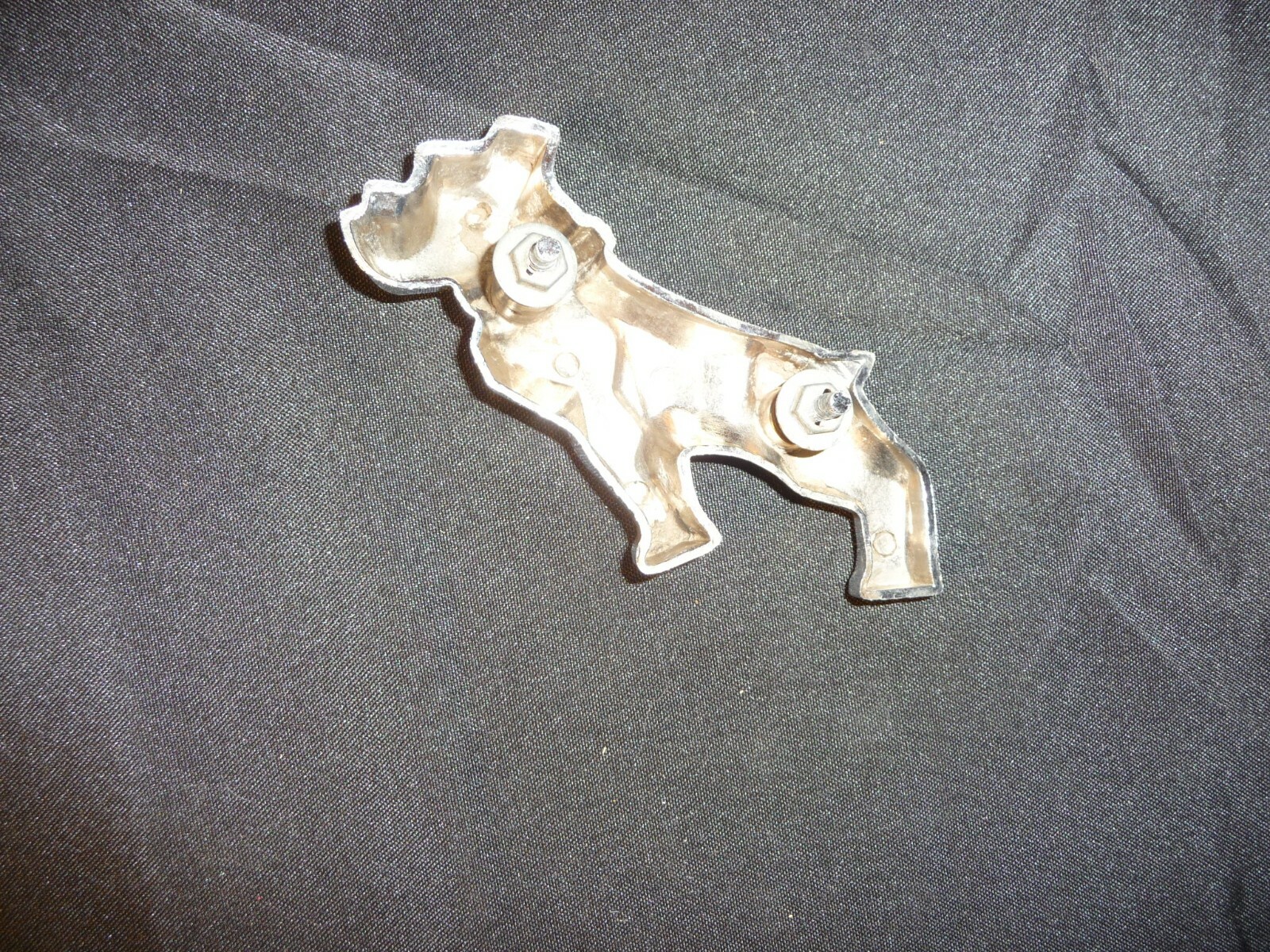 Vintage Mack Truck Bulldog Emblem Nameplate Badge Metal Trim Chrome ...