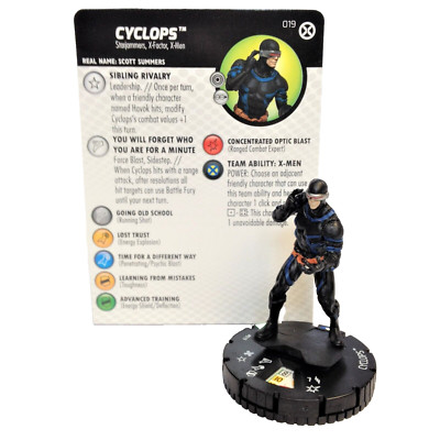Heroclix House of X set Cyclops #019 Uncommon | eBay