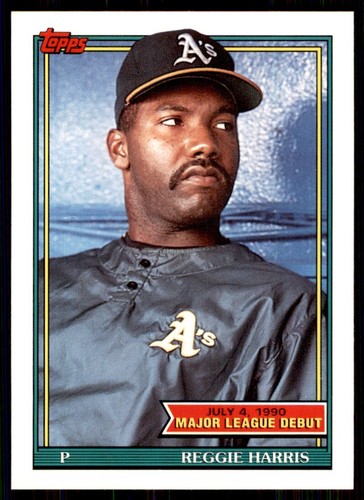 1990 Topps Major League Debut Reggie Harris #64 | eBay