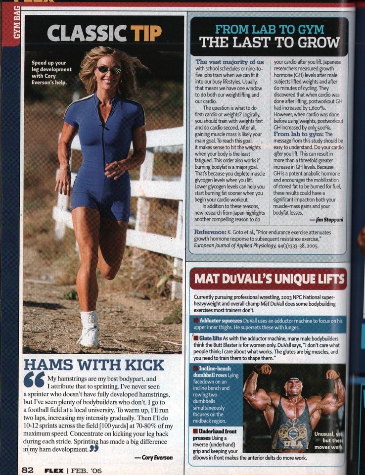 Flex Magazine 02/2006 Jenny Lynn Valerie Waugaman Cory Everson Women’s ...