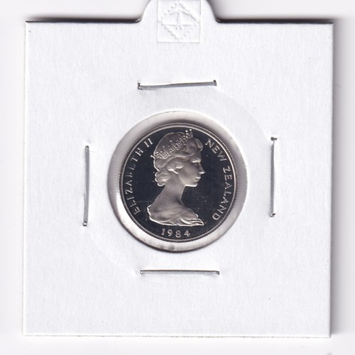 NEW ZEALAND PROOF: 1984 5 CENT COIN IN 2X2 HOLDER #640 | eBay