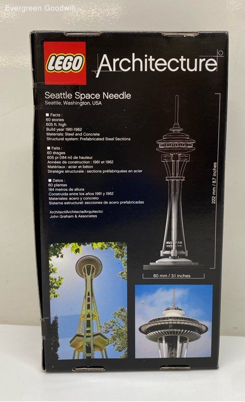 Lego Architecture 31003 Seattle Space Needle Sealed | eBay