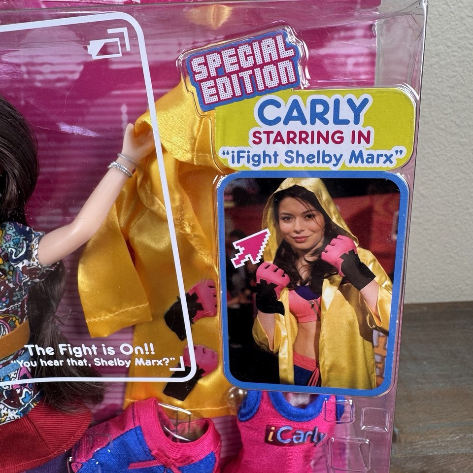 NIB Nickelodeon iCarly "iFight Shelby Marx" 11 Inch Doll Box Damage | eBay