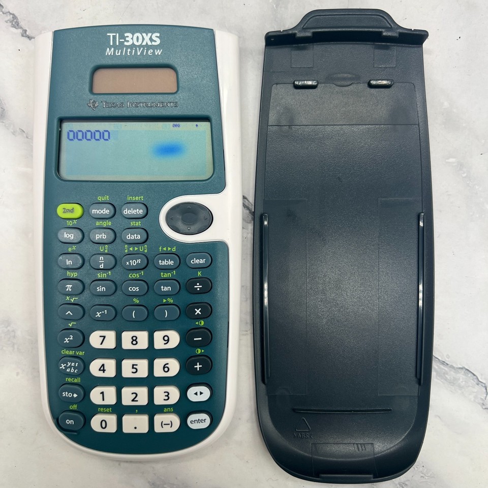 Texas Instruments TI-30XS MultiView Scientific Calculator Blue w/ Cover ...