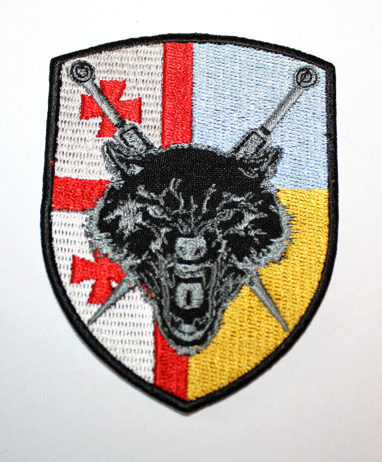 Patch Ukraine Army Georgian Volunteer Soldier Georgia Flag * Ukraine ...