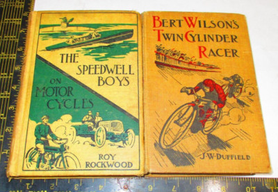 2 early motorcycle books Speedwell Boys & B Wilsons Twin Cylinder Racer ...
