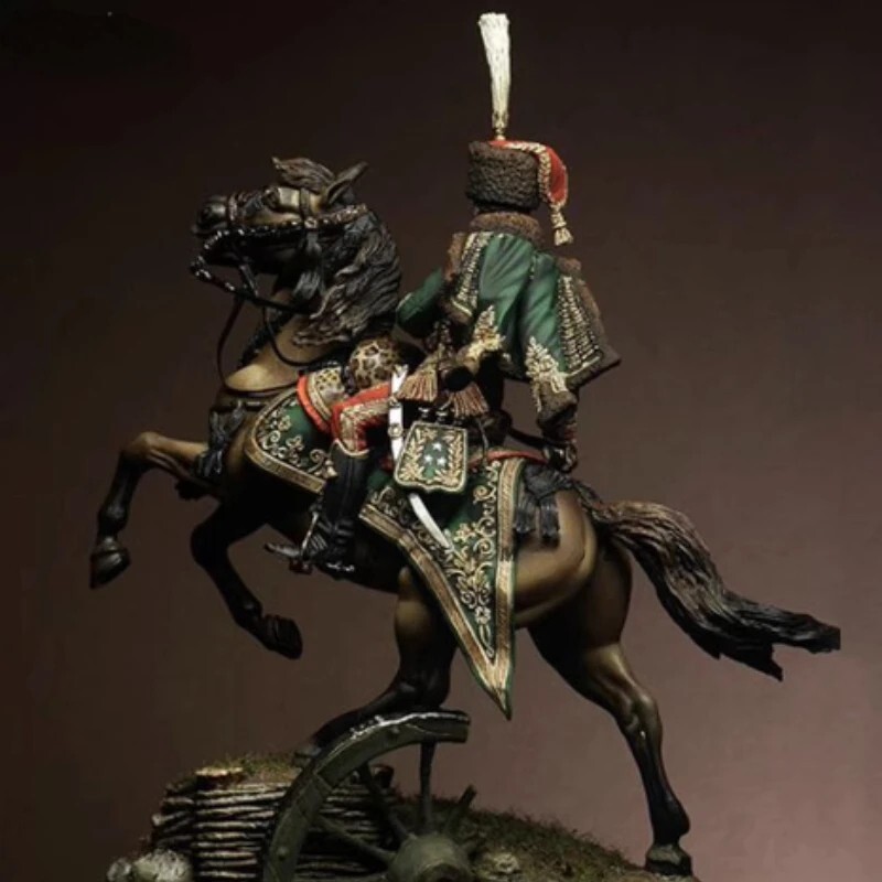 Napoleon's Elite Cavalry Resin Figure 1/24 Model Kit Unpainted ...