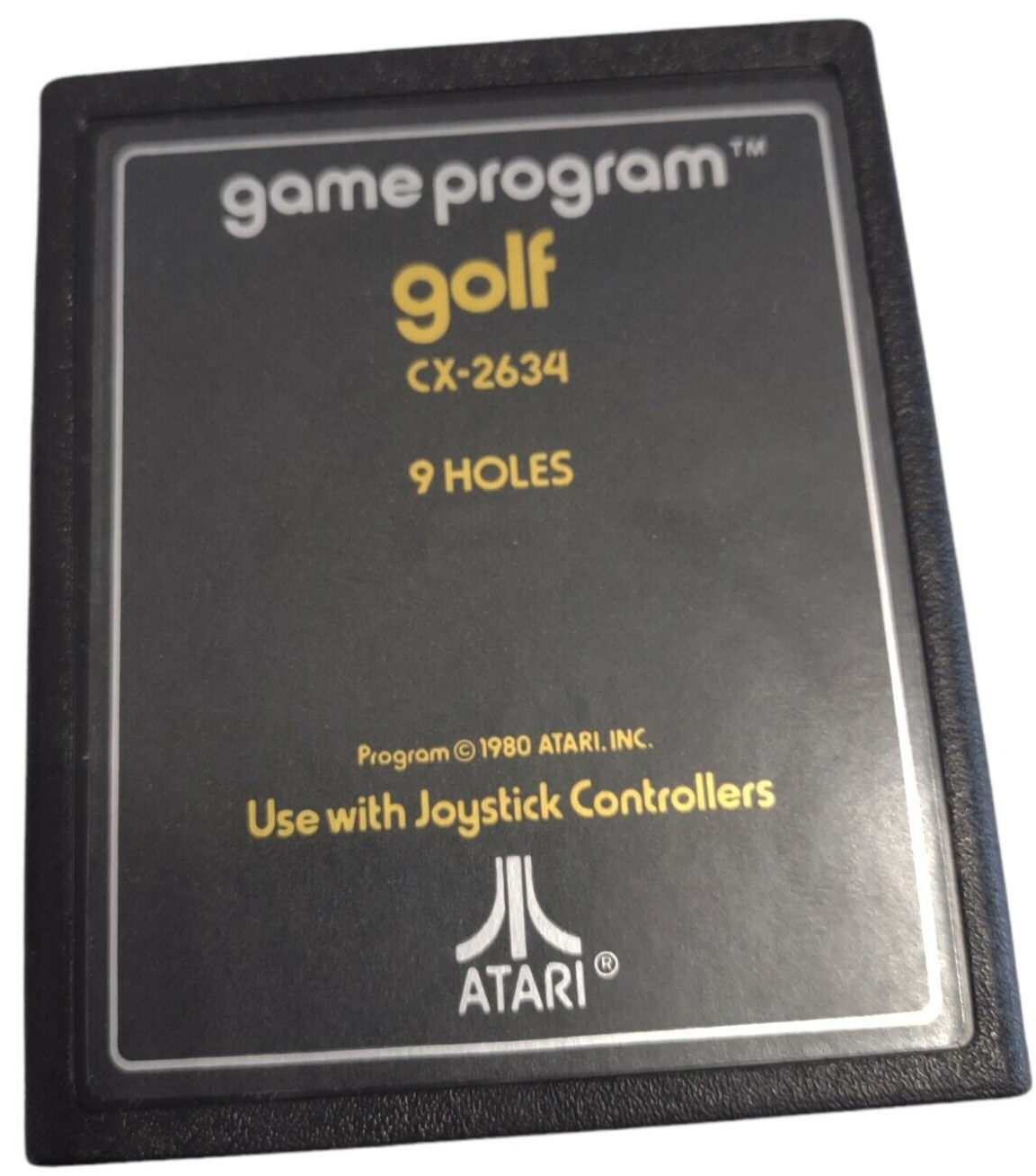 Vintage 1980 Atari 2600 game Golf CX 2634 9 Holes Game cartridge | eBay