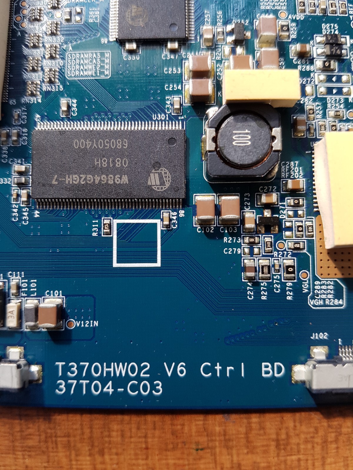 AUO T370HW02 V6 AND V0 37T04-C03 AS15-F GAMMA CHIP FITTING SERVICE READ ...