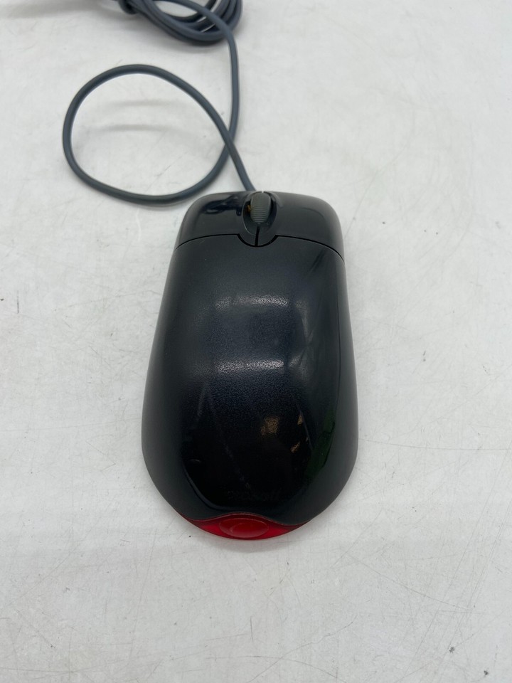 Microsoft Wheel Mouse Optical USB X802382 1.1A Black Tested Free ...